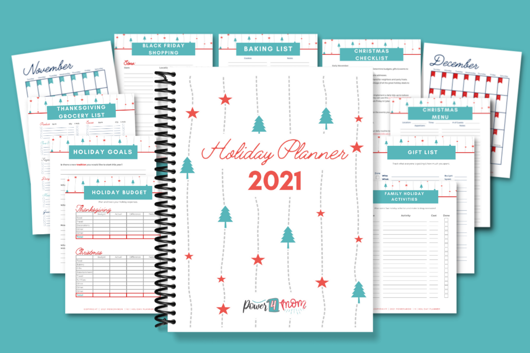 Components of a Good Holiday Planner - POWER 4 Mom